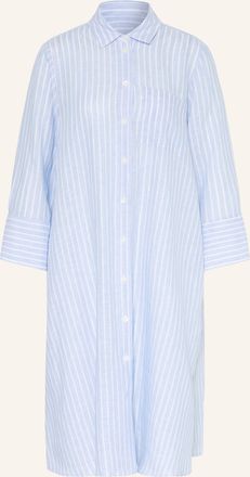 Robert Friedman Robert Friedman Hemdblusenkleid Aus Leinen Mit 3/4-Arm blau