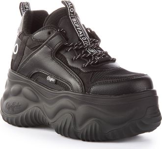 Buffalo Blader Matcha Damen Sneaker in Schwarz, Gr&ouml;&szlig;e 40