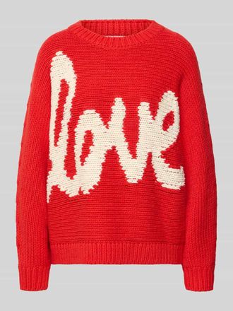 Comma Strickpullover mit Rundhalsausschnitt