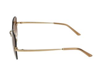 Cartier Womens Sunglasses Ct0591s 002 Gold Brown 55-19-140 Metal