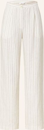 Sams&oslash;e & Sams&oslash;e Sams&oslash;e Sams&oslash;e Marlenehose Satove Aus Leinen weiss