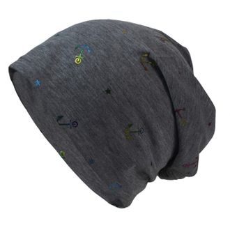 Glamexx24 Long Klassische Beanie M&uuml;tze: Herren Damen Winter M&uuml;tze, Unisex Laufm&uuml;tze f&uuml;r Fr&uuml;hling, Herbst und Winter Mit Anker Muster