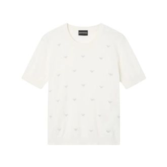 Emporio Armani Damen, Strickwaren, Wei&szlig;, LGr&ouml;&szlig;e