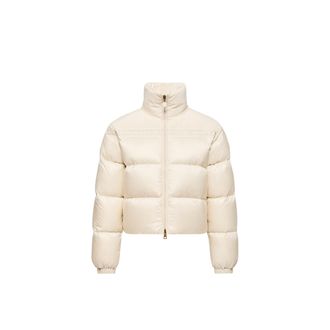 Moncler Moncler Doudoune Courte Meditation, Femme, Beige, Taille: 00
