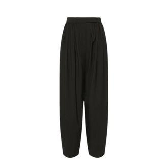 Max Mara Femme, Pantalons, Noir, Taille: 32 FR Tapered Pantalons