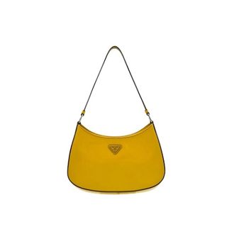 Prada Sac bandouli&egrave;re en cuir Pre-owned - Femme - Pre-owned - Jaune - Taille: ONE Size