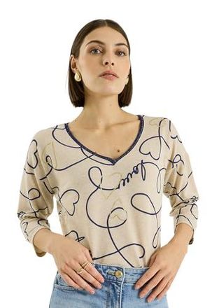 Grain de Malice T-Shirt imprim&eacute; coeur Femme