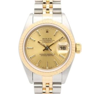 Rolex Montre Pre-owned Vintage Datejust - Femme - Pre-owned - Jaune - Taille: ONE Size