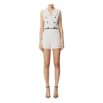 Elisabetta Franchi Damen, Jumpsuits & Playsuits, Weiß, XSGröße