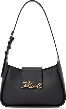 Karl Lagerfeld Hobo Bags - K/SIGNATURE KLEINE SCHULTERTASCHE - Gr. unisize - in Schwarz - für Damen