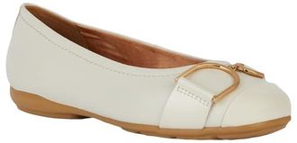 Geox Femme D Annytah B Ballet Flat, Lt Sand, 38 EU