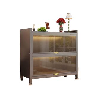 Generic Gro&szlig;z&uuml;giger Aufbewahrungsschrank for Zuhause, robuste und leicht zu reinigende Konstruktion aus Kohlenstoffstahl, staubdichtes Design, geeignet for Ei