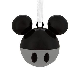 Hallmark Disney Micky Maus Ikone Schwarz Weihnachten Ornament Premium Metall