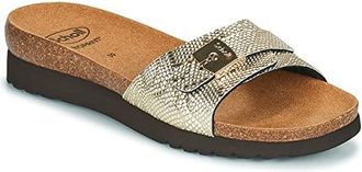 Scholl GINNI Reptile Printed Synthetic Platinum (Gold)