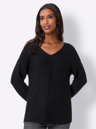 Heine Strickpullover V-Ausschnitt-Pullover