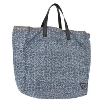 Prada Pre-owned Vintage Tote Bag - - Pre-owned - Damen - Blau - ONE SIZE
