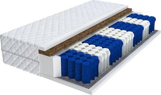 FDM Matratze vida 7 Zonen 180x200 H3 Premium Taschenfederkern federkern kokos 17cm