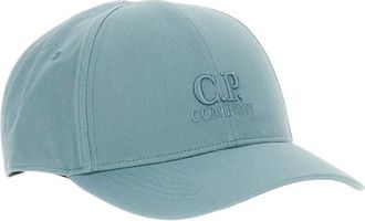 C.P. Company C.p. Company, Homme, Accessoires, Bleu, Taille: ONE Size Gabardine Logo Cap