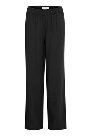 b.young BYFALAKKA Damen Hose Stoffhose Eingrifftaschen Leinenmix Regular fit, Gr&ouml;&szlig;e:36, Farbe:Black (200451)