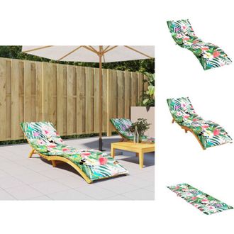 vidaXL Vidaxl - Sitzpolster - Living Sonnenliegen-Auflage Mehrfarbig Oxford-Gewebe - Mehrfarbig