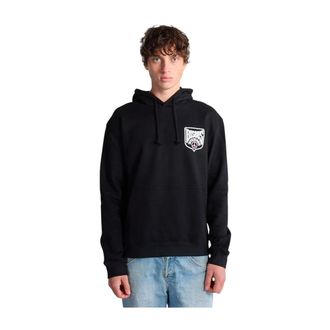 Bisous Skateboards Homme, Sweatshirts et sweats &agrave; capuche, Noir, Taille: M Blason Sweat &agrave; capuche