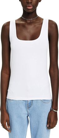 Esprit Damen 033ee1k342 T-Shirt, 100/White, XXS
