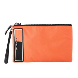 Prada Pochette Vintage Pre-owned - Femme - Pre-owned - Orange - Taille: ONE Size