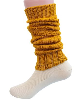 Hirsch Beinstulpen, 100% Wolle (kbT) (Gold nugget)