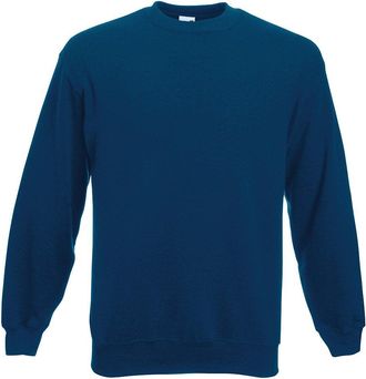 Fruit Of The Loom Classic Sweatshirt Set-In Sweat (4XL, Navy)
