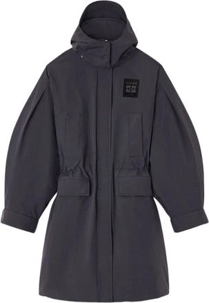 Ganni Femme, Manteaux, Gris, Taille: 40 FR W1012 Tri-Layer Parka