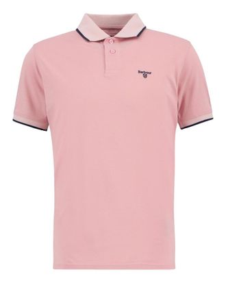 Barbour Leichtes Poloshirt aus Baumwolle mit Kontrastb&uuml;ndchen, Tailored Fit in