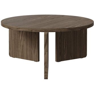Selsey Selsey - preffines -Table basse ronde - 85 cm - aspect noyer Wisconsin