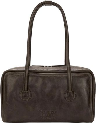 Marge Sherwood Femme, Sacs, Brun, Taille: ONE Size Sac Boston Souple en Cuir Pull-Up