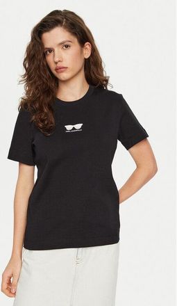 Karl Lagerfeld T-Shirt A1W17021 Schwarz Regular Fit