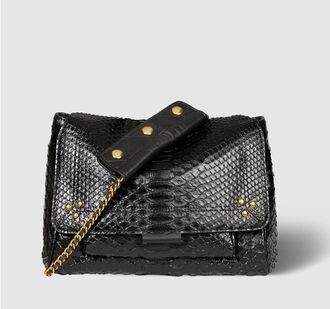 Jerome Dreyfuss Sac Lulu M Python Noir