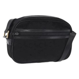Celine Sac bandouli&egrave;re vintage Pre-owned en toile - Femme - Pre-owned - Noir - Taille: ONE Size