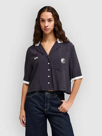 Rvca Dalas Bowling Hemd washed black