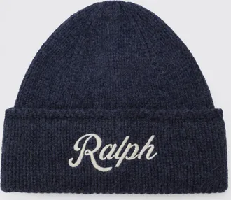 Polo Ralph Lauren Gestrickte Woll-Beanie mit Umschlag und gesticktem Logo