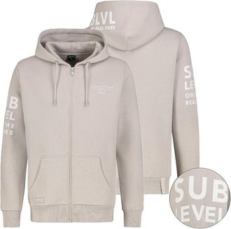 Sublevel Sweatjacke Herren Sweat Jacke Hoodie Kapuzenpullover Übergangs Herbst Winter