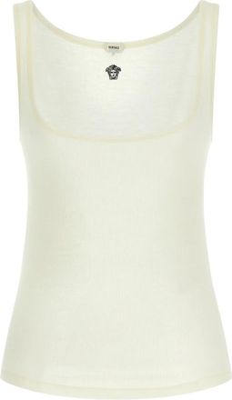 Versace Femme, Tops, Blanc, Taille: 38 FR Hauts