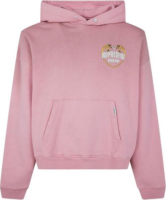 Represent hoodie à imprimé graphique - Rose