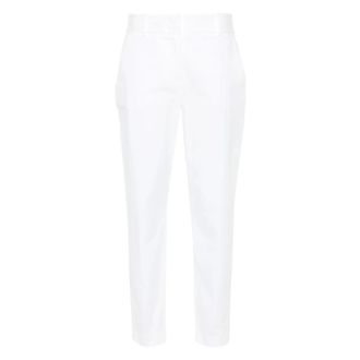 Eleventy Elegante wei&szlig;e Hose im New Yorker Stil - - Trousers - Damen - Wei&szlig; - L
