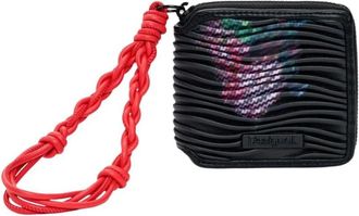 Desigual Femme, Accessoires, Noir, Taille: ONE Size Portefeuille en polyester avec fermeture &eacute;clair