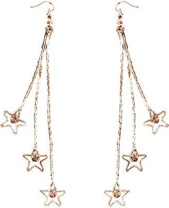 Generic Femmes Boucles Doreilles Cristal Boucles Doreilles Goutte Cha&icirc;ne Glands Dangle Boucles Doreilles Or Couleur Durable en UtilisationDurabilit&eacute;