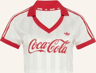 adidas Originals Adidas Originals Adidas X Coca-Cola Trikot, K&uuml;rzer Geschnitten weiss