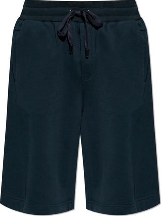 Dolce & Gabbana Homme, Shorts, Bleu, Taille: XL Short avec un &eacute;cusson sur la poche