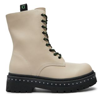 Guess Schn&uuml;rstiefeletten Guess Joya FL7JYA LEA10 &Eacute;cru