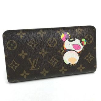 Louis Vuitton Portefeuille en toile Pre-owned - Femme - Pre-owned - Brun - Taille: ONE Size