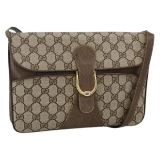 Gucci Sac bandouli&egrave;re vintage doccasion - Femme - Pre-owned - Beige - Taille: ONE Size