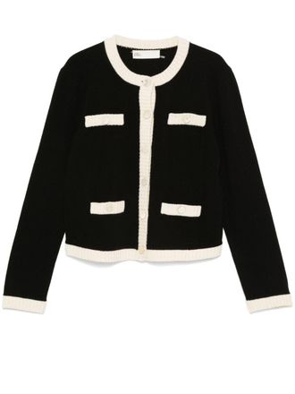 Tory Burch Chunky Kendra Wollcardigan - Schwarz